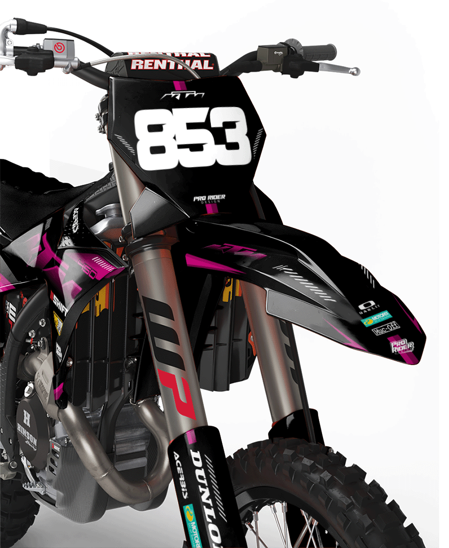 KTM Graphics SX XC SXF XCF EXC.. | Shadow Edition | Black pink – Pro ...