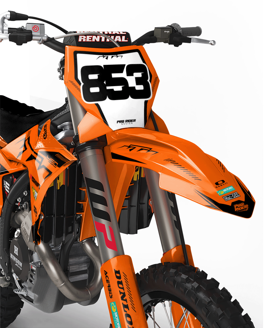 KTM Graphics SX XC SXF XCF EXC.. | Shadow Edition | Orange black – Pro ...
